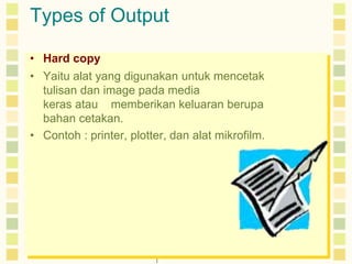 output device | PPT
