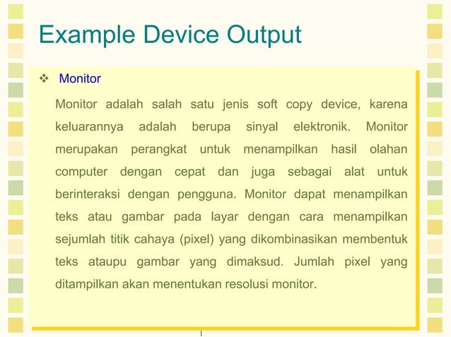 output device | PPT