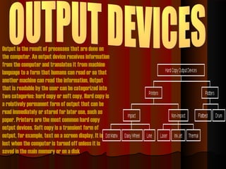 Output devices | PPT