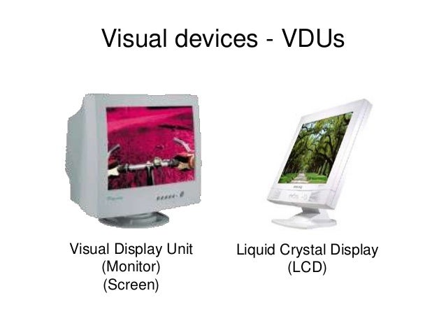 Output devices of computer