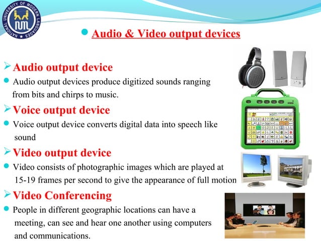 Output devices | PPT