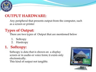 Output devices | PPT