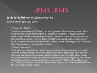 Output devices | PPT