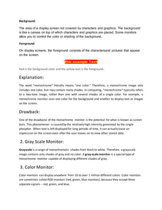 Output devices | DOCX