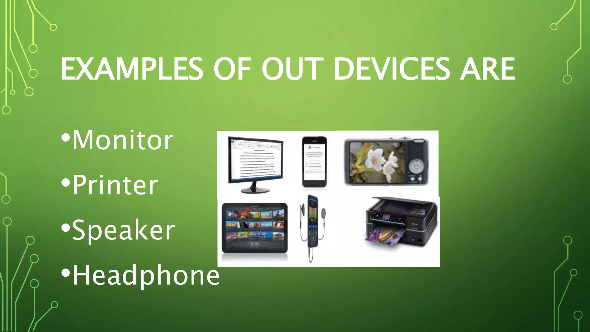 Output devices | PPTX