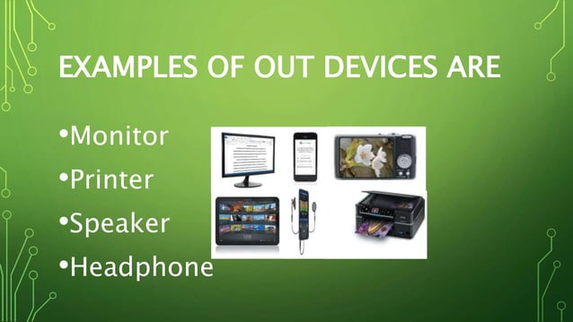 Output devices | PPTX