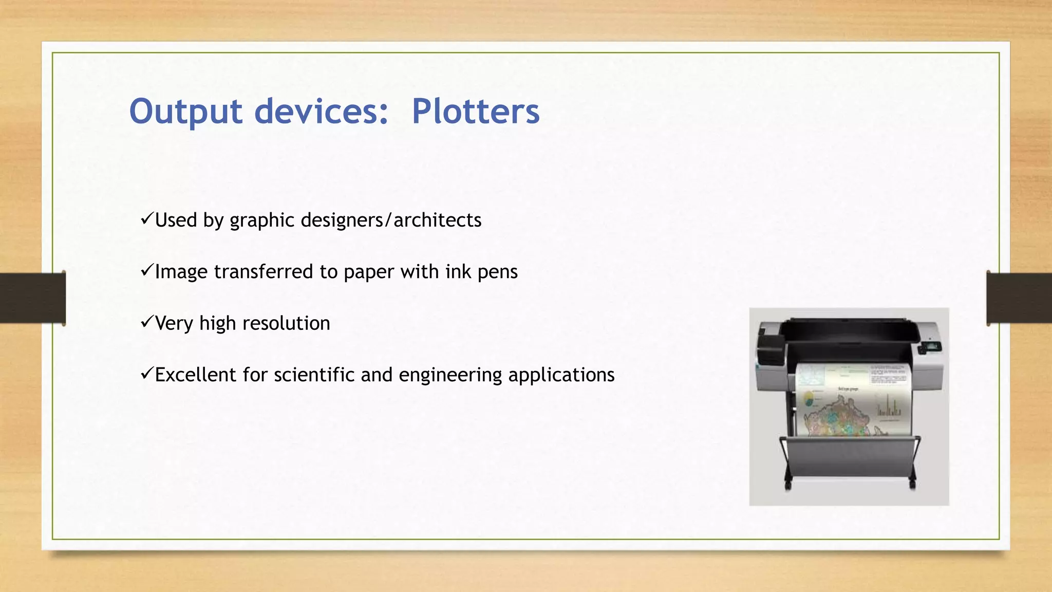 Output devices | PPTX