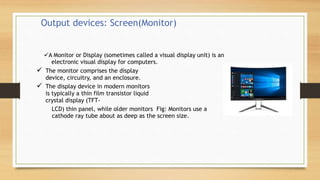 Output devices | PPTX