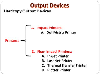 Output devices | PPTX