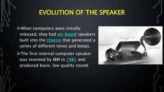 Evolution of Output devices | PPTX