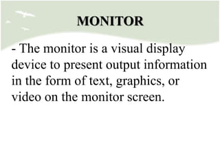Output devices | PPTX