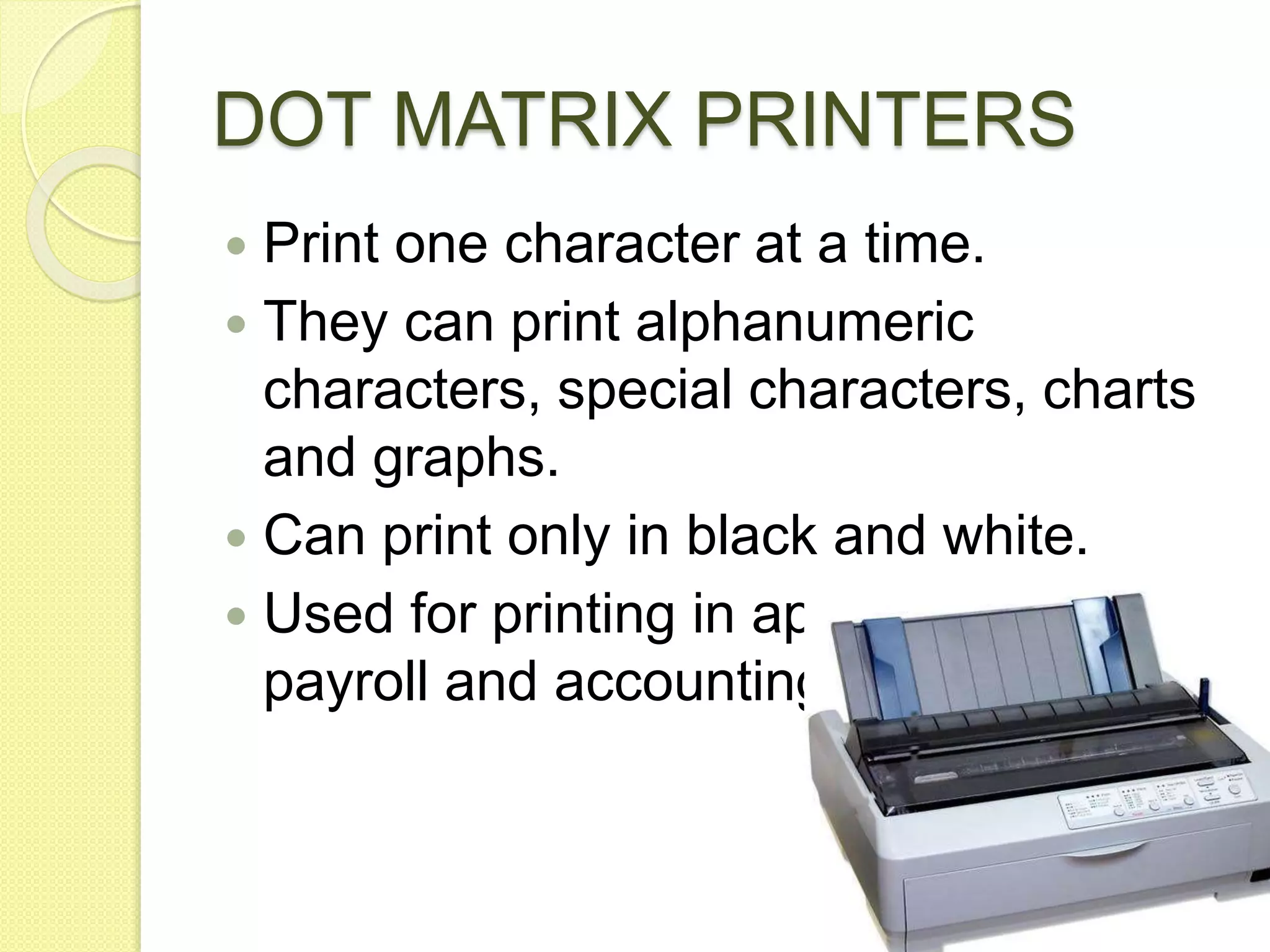 Output devices | PPTX | Desktop Publishing | Computer Software and ...