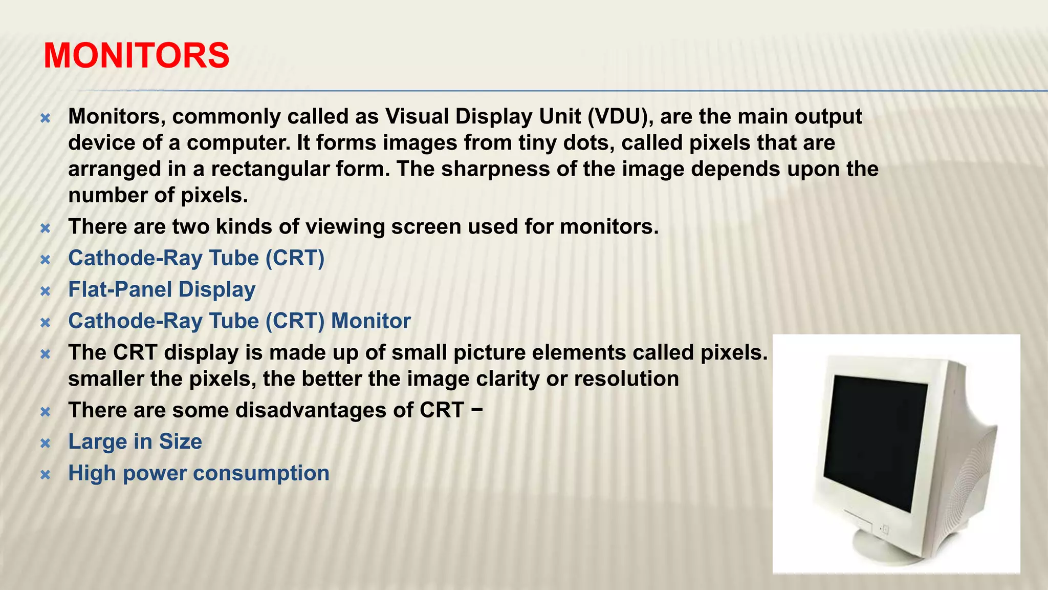 Output devices | PPT