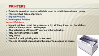 Output devices | PPT