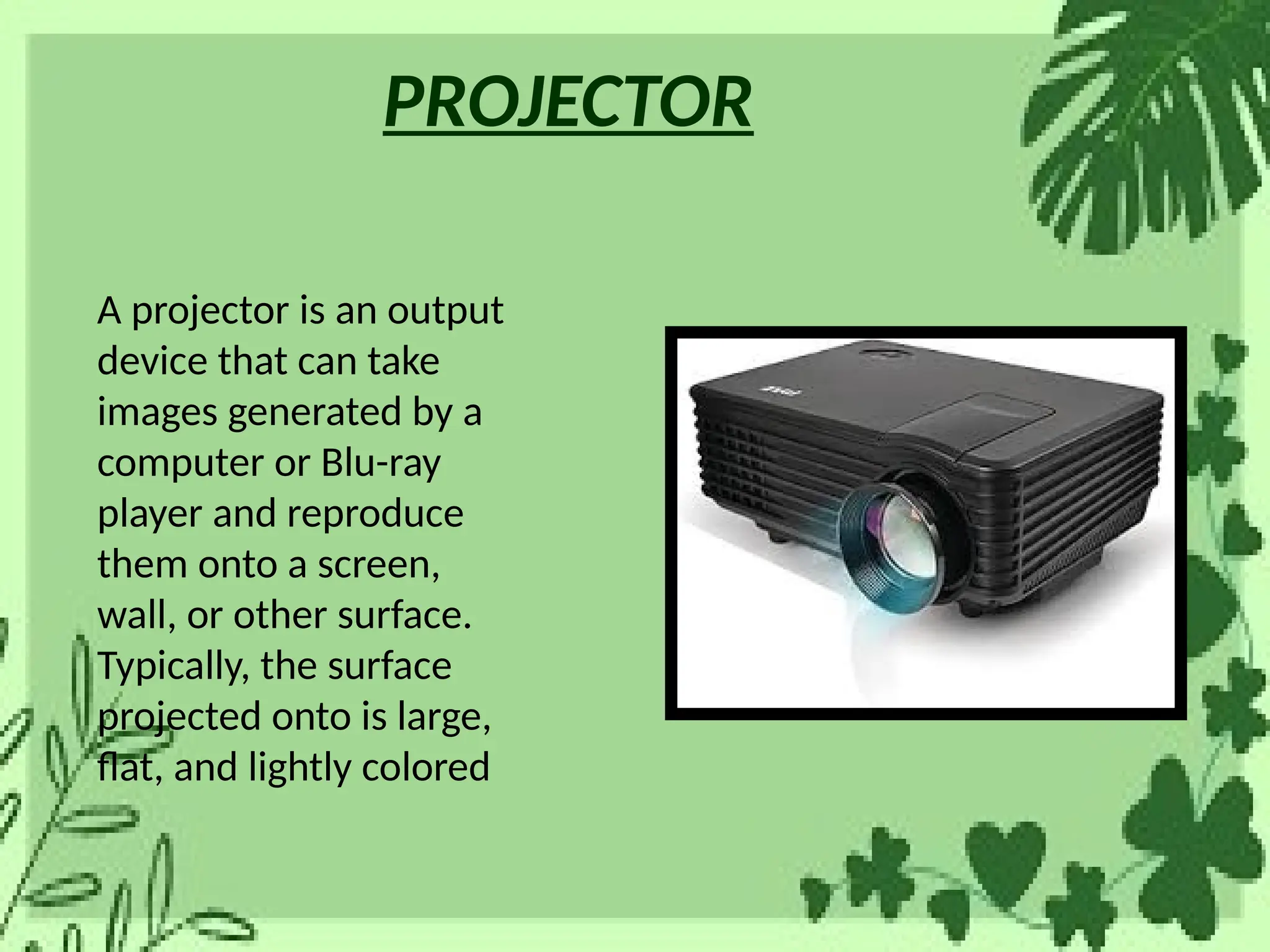 OUTPUT DEVICES PRACTICUM 2 POWERPOINT PRESENTATION | PPTX