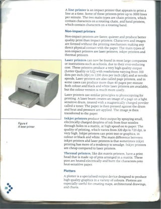 Output devices - Chapter 4 | PDF