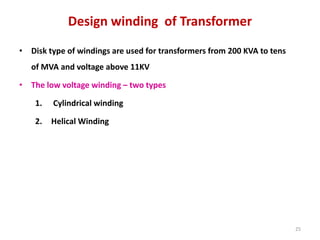Output Equations Of Transformer And Design | PDF