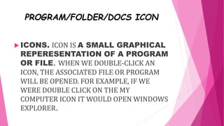 OUTPUT IN CSS POWERPOINT organizing desktop icon | PPT
