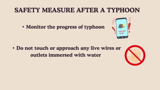 Safety Measures Before During and After Typhoon | PDF
