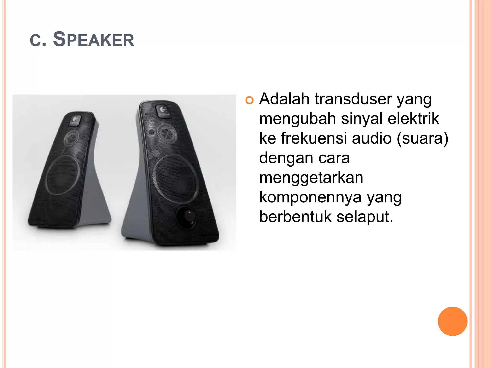 Output dan input komputer | PPTX