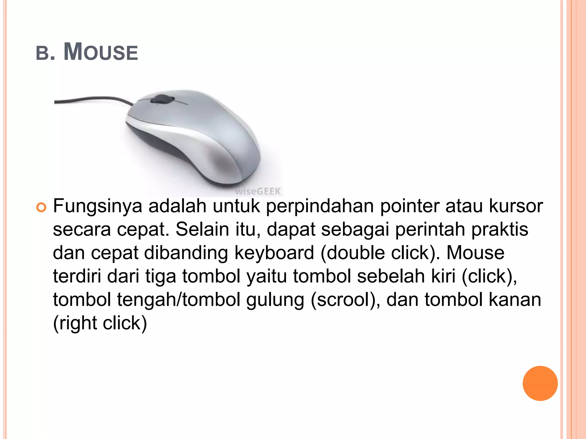 Output dan input komputer | PPTX