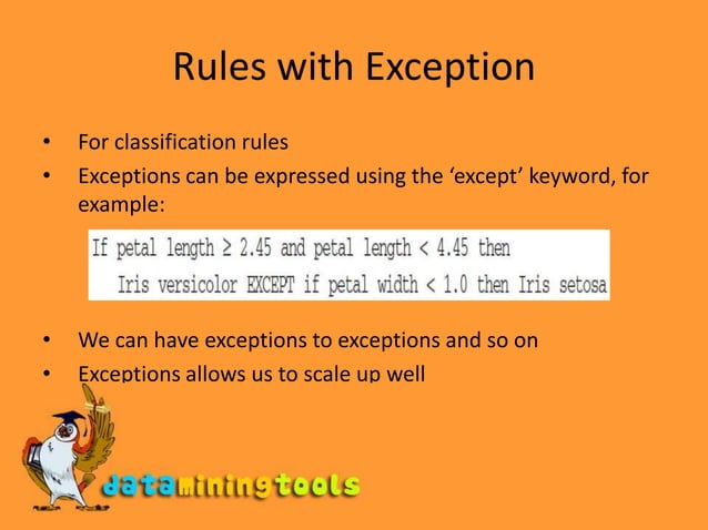 WEKA: Output Knowledge Representation | PPTX