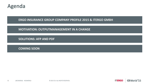 Output Management Solutions from CA Technologies: More Than Just ...