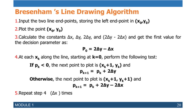 Output Primitive and Brenshamas Line.pptx