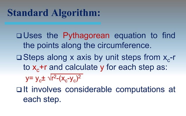 Output primitives computer graphics c version | PPT