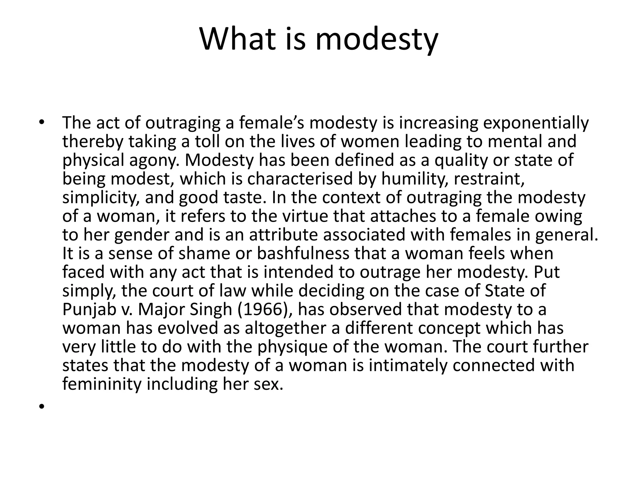 Outrage the modesty.pptx