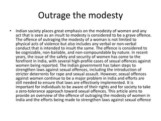 Outrage the modesty.pptx