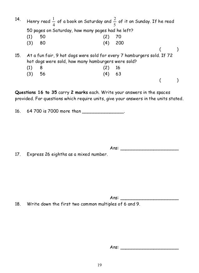 Outreach p4-math