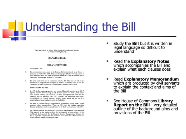 Public Bills: An overview | PPT | Law