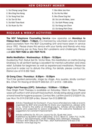 BGF Outreach May & June 2019 | PDF