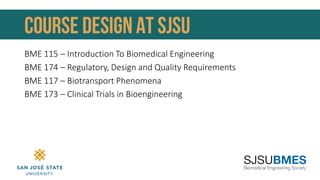 SJSU BMES Outreach. Target: Ohlone College | PPT