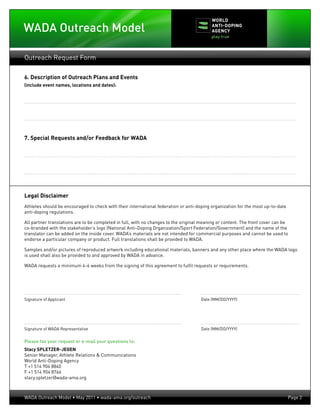 Outreach request form | PDF