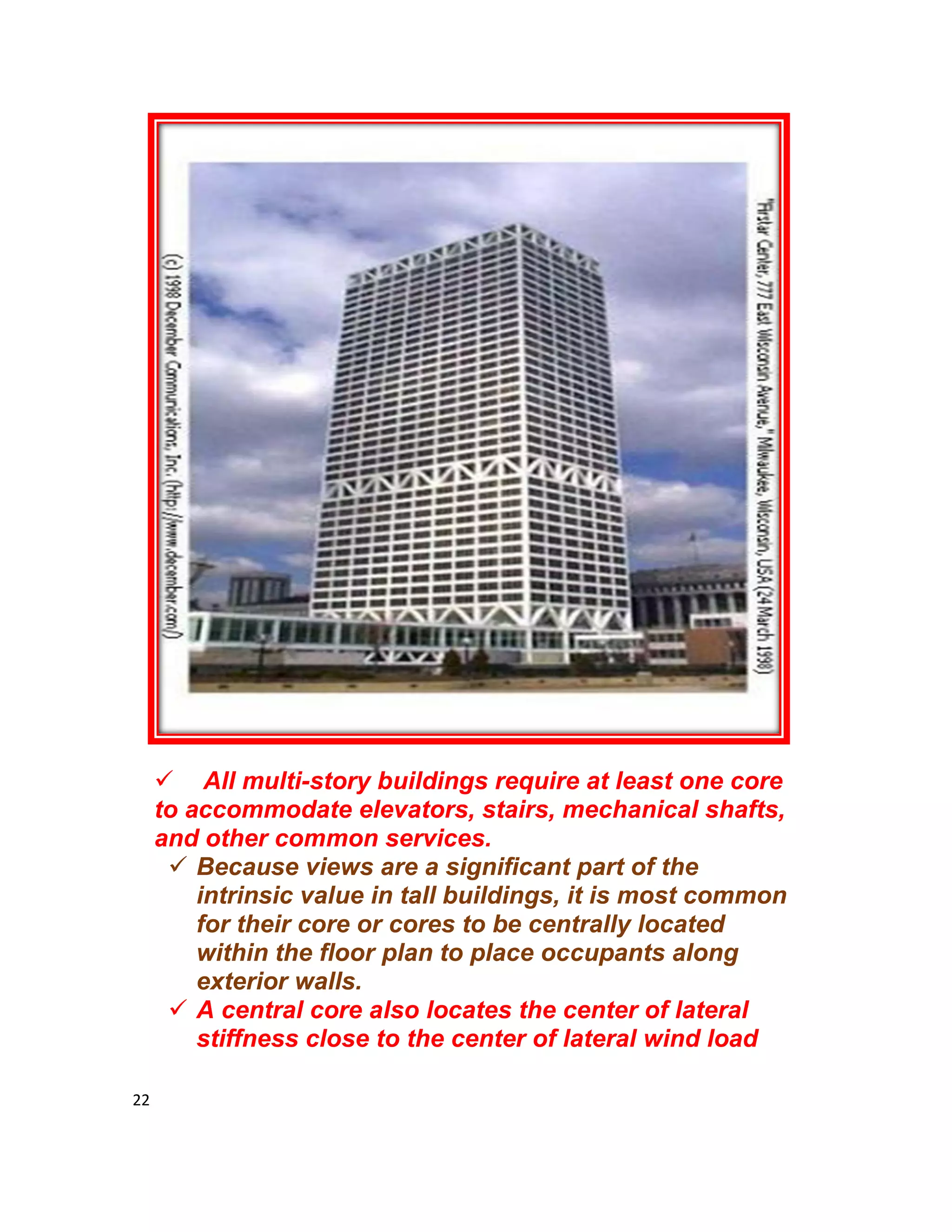 Outrigger belt trusses design - الجائز الشبكي المركزي والحزام المحيطي ...