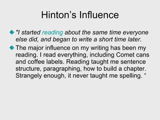 Outsiders Intro And Background | PPT