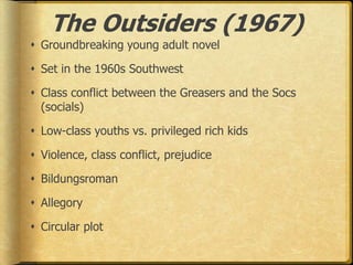 Outsiders Reflection & Discussion Questions | PPTX
