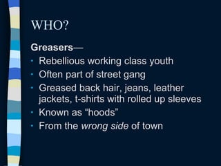 The Outsiders Intro | PPT