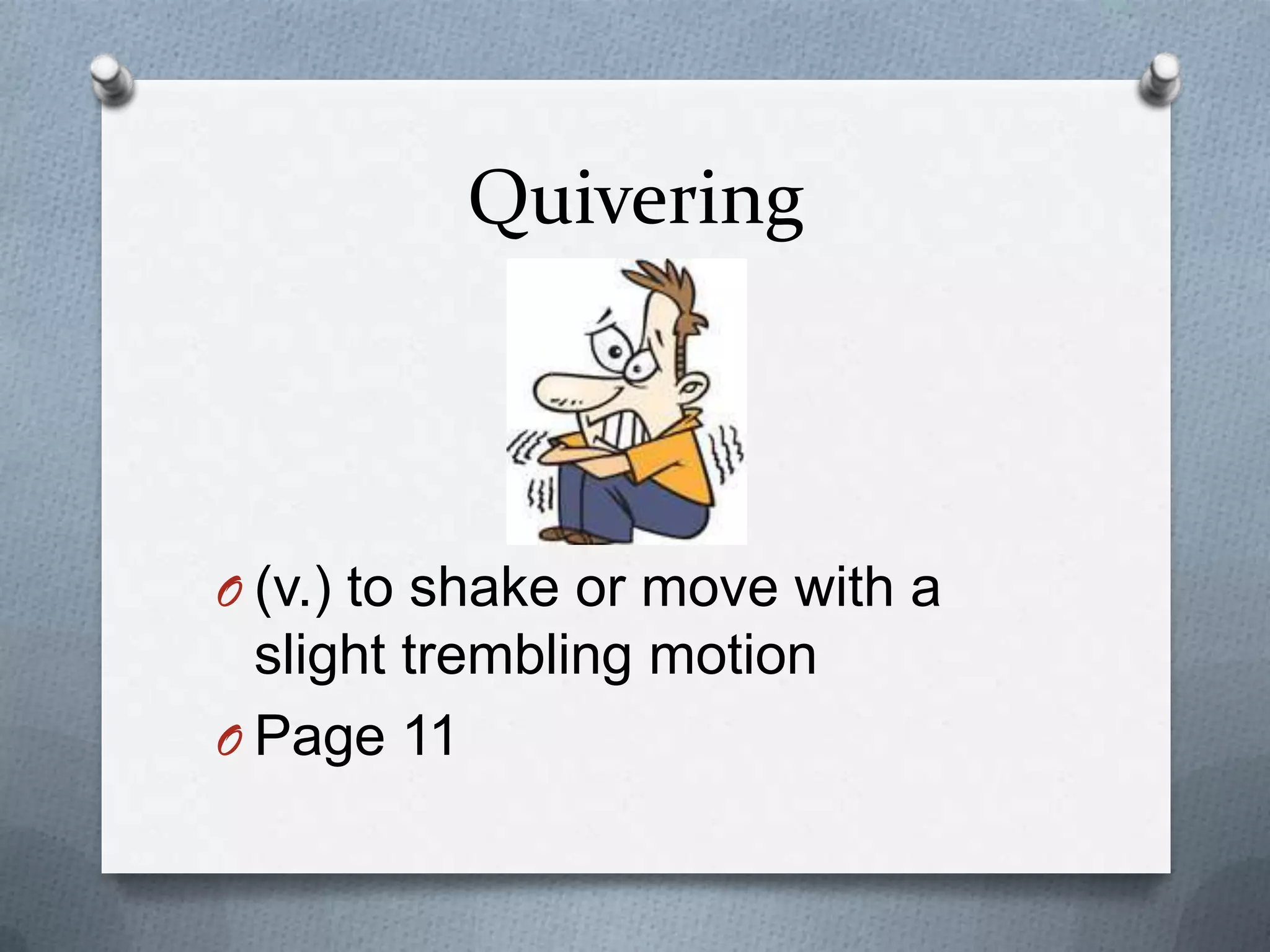 The Outsiders Vocabulary - Chapter 1 | PPTX