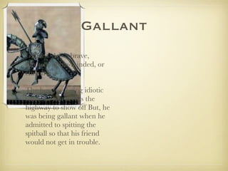 Outsiders Vocabulary | PPT