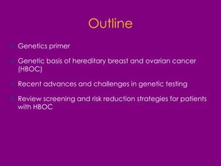 Understanding BRCA1/2 Cancer Risk | PPTX