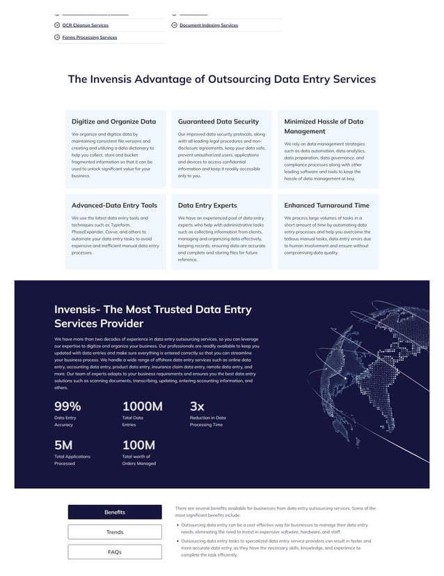 Data Entry Services | PDF