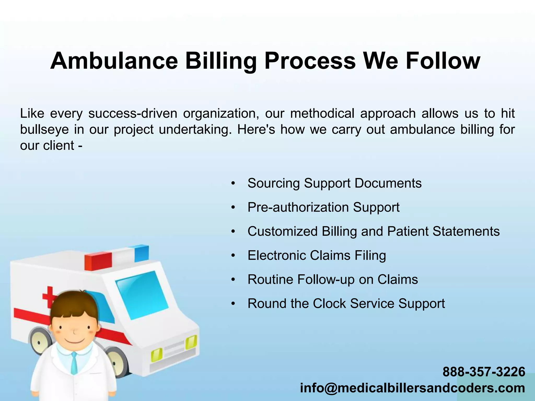 Outsource ambulance transportation billing services | PPT | Motor ...
