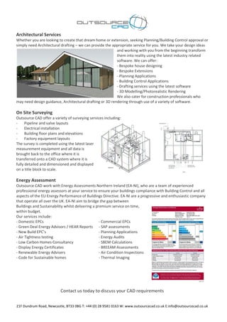 Outsource Cad Brochure | PDF