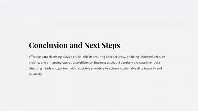 Outsource Data Cleansing Services Pptx