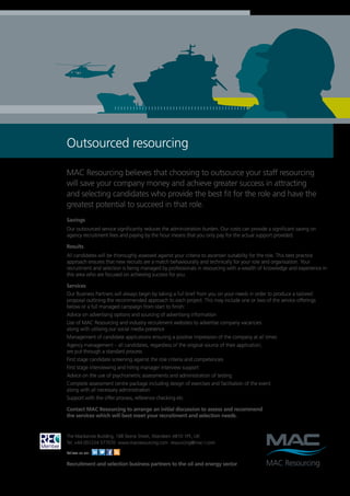 Outsourced Resourcing | PDF