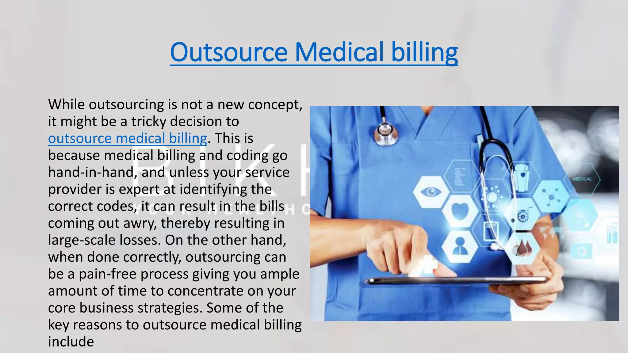 Outsource Medical billing With Bikham | PPTX | Health Insurance | Insurance