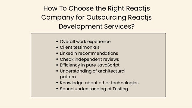 How to Outsource React JS Development Services? | PPT